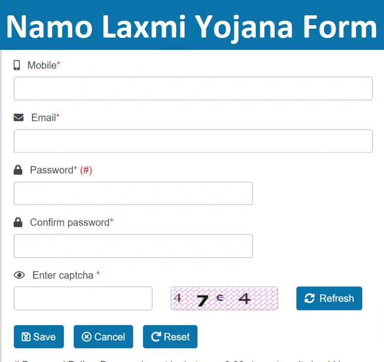 Namo Laxmi Yojana Form ગુજરાત નમો લક્ષ્મી યોજના ફોર્મ - Sarkari Yojana ...